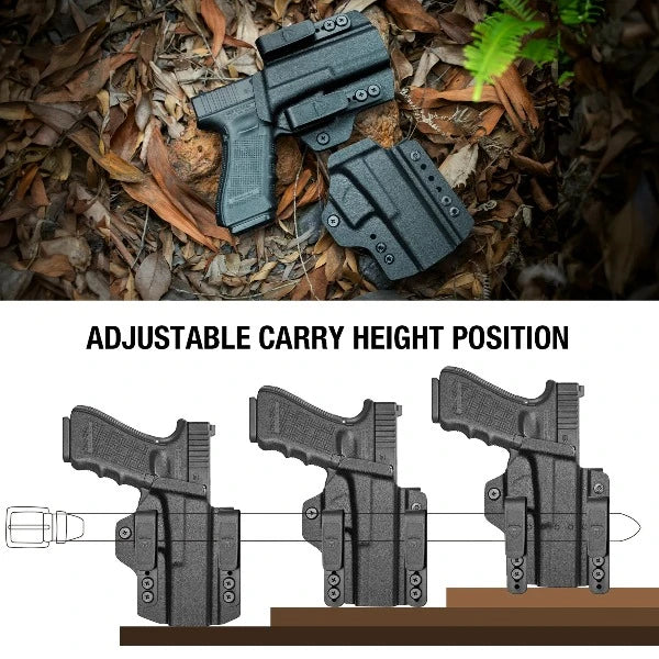 Warriorland Kydex IWB/OWB Holster for Taurus G2C/G3/G3C/PT111 | Black ...