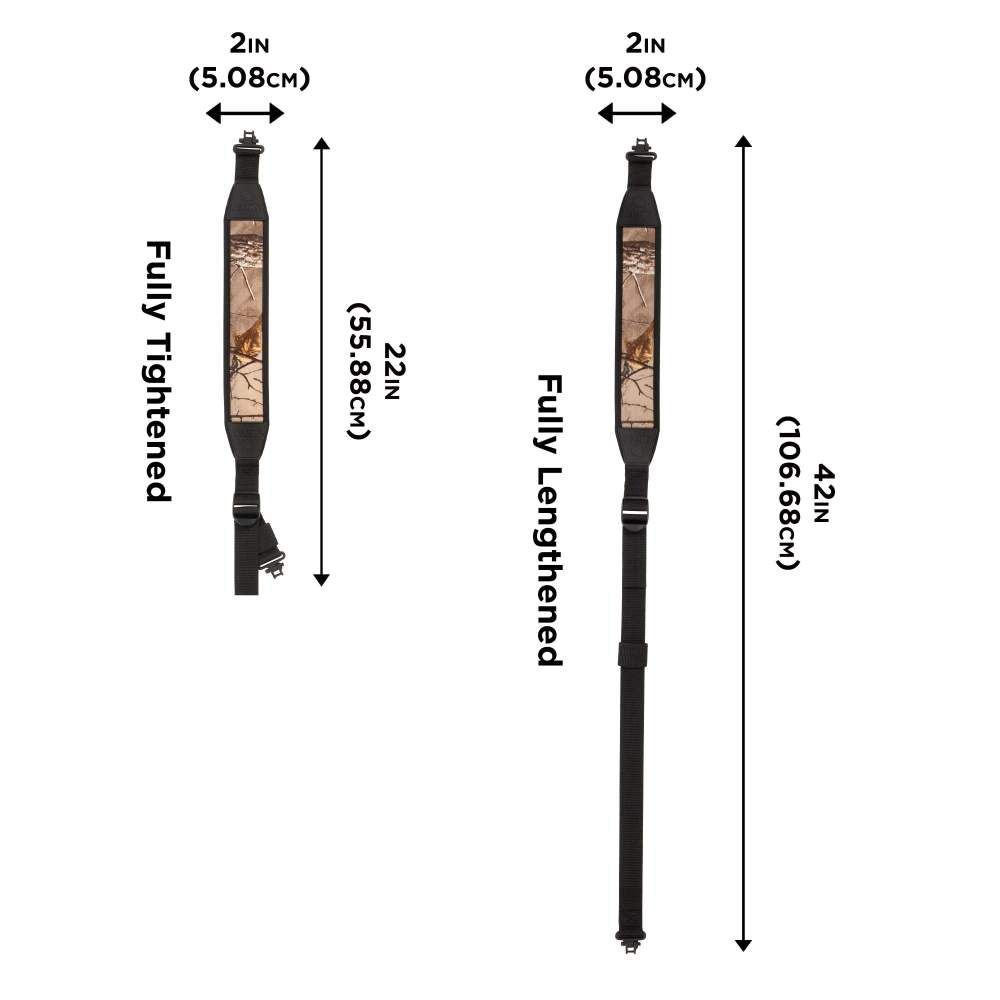 Allen Cascade Neoprene Gun Sling with Swivels, Realtree Edge – Scopes ...