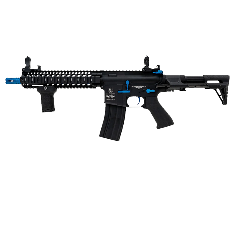 Colt M4 Sierra Blue AEG – Scopes and Barrels