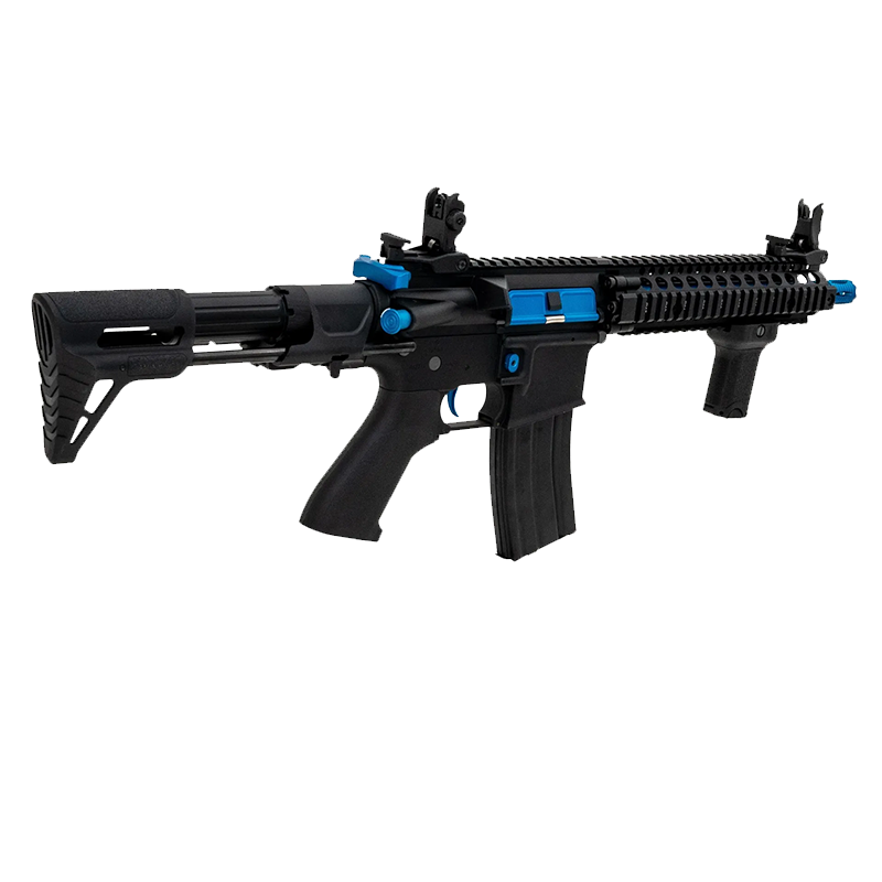 Colt M4 Sierra Blue AEG – Scopes and Barrels
