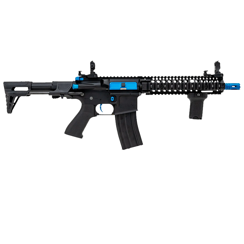 Colt M4 Sierra Blue AEG – Scopes and Barrels