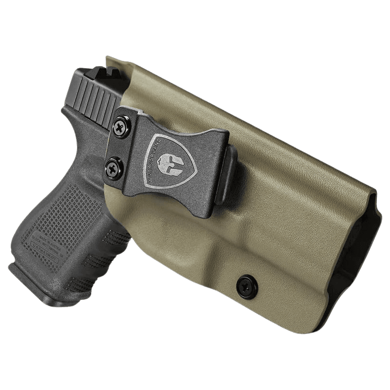 Gun & Flower Glock 19/19X IWB Kydex Holster (Tan) – Scopes and Barrels