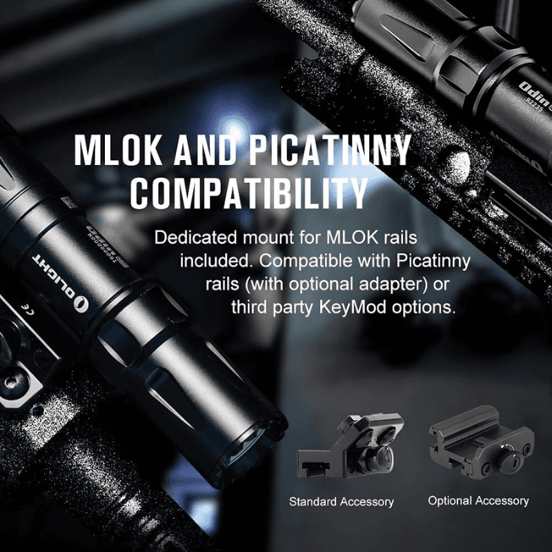 OLIGHT Odin Mini 1250 Lumens (Black) – Scopes and Barrels