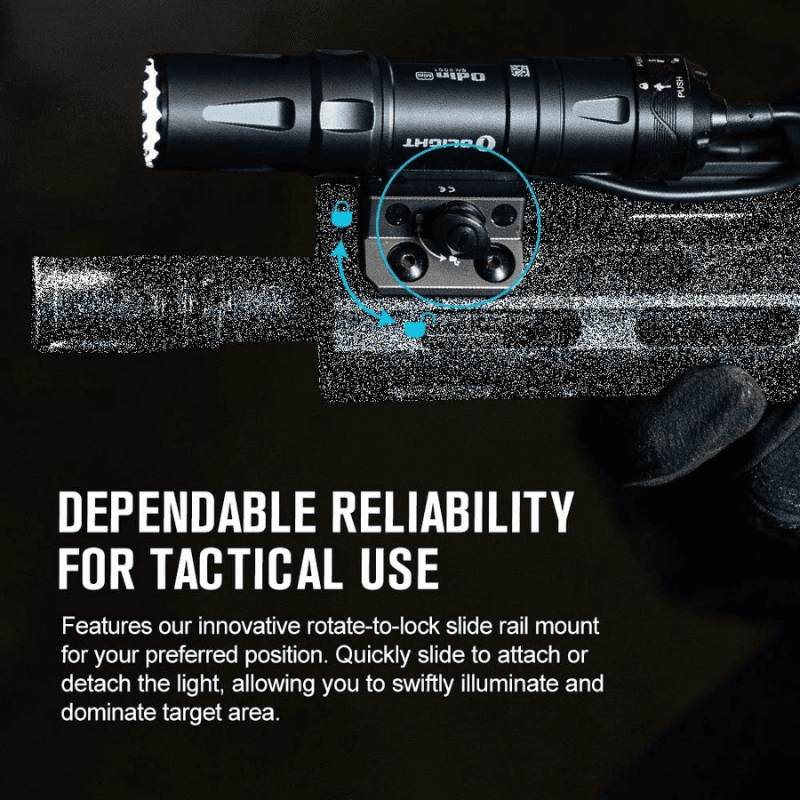 OLIGHT Odin Mini 1250 Lumens (Desert Tan) – Scopes and Barrels