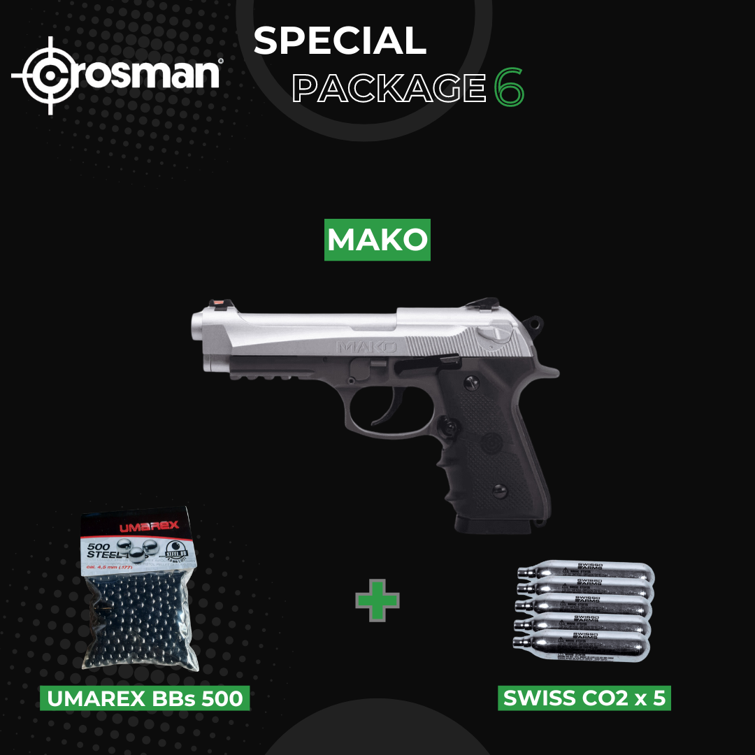 SPECIAL PACKAGE 6 | CROSMAN MAKO – Scopes and Barrels