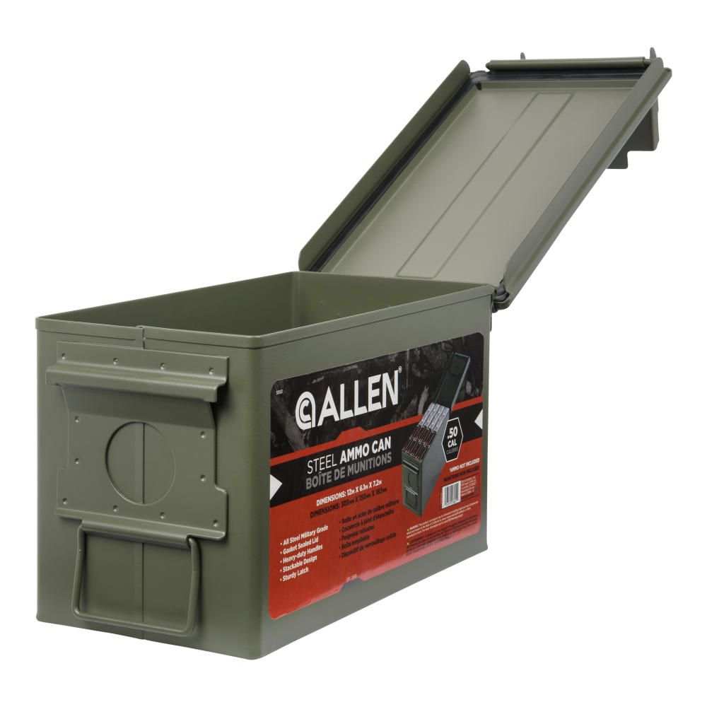 Allen Company Steel Ammo Can 50 Caliber, Green – Scopes and Barrels