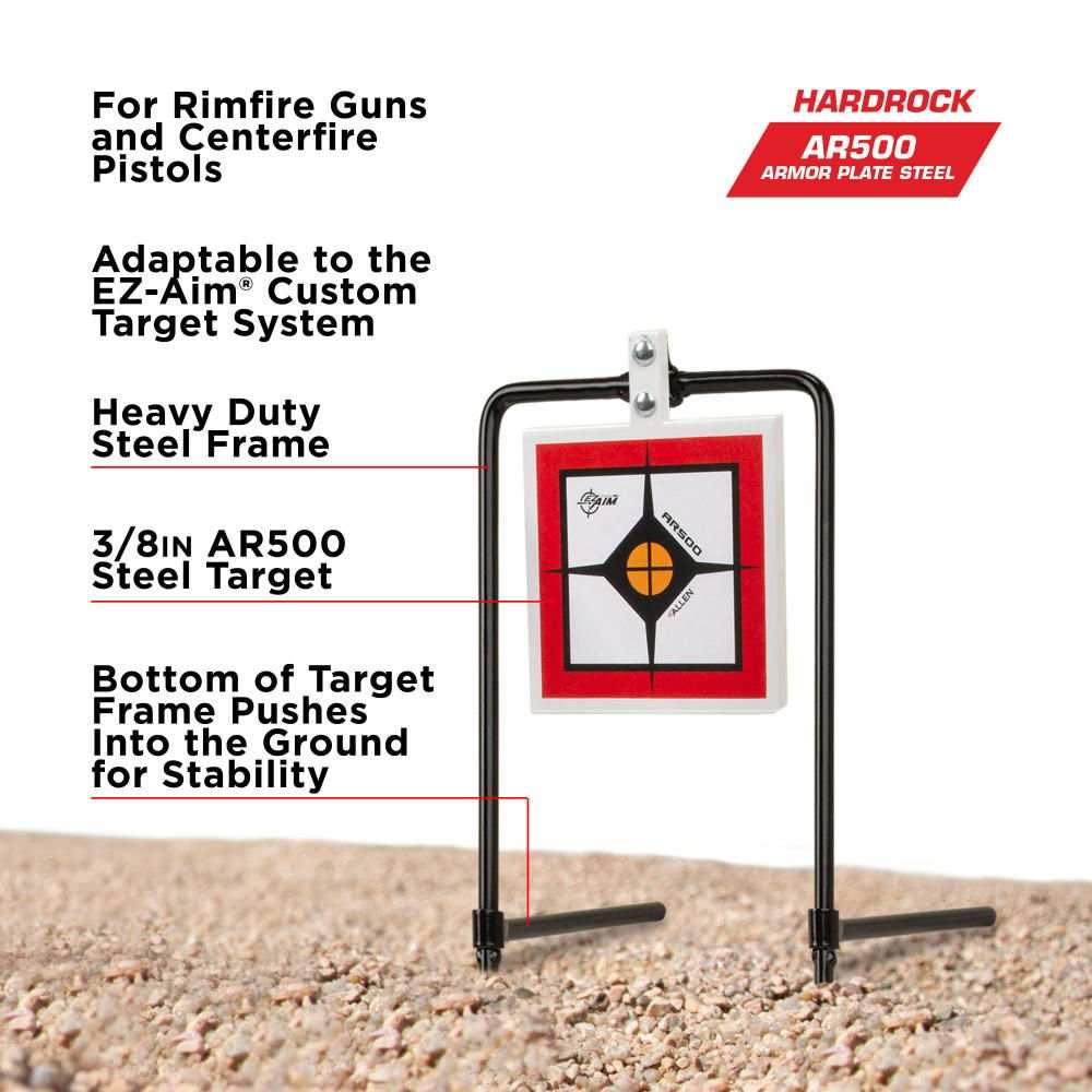 Allen Hardrock AR500 Square Spinner Target & Stand – Scopes and Barrels