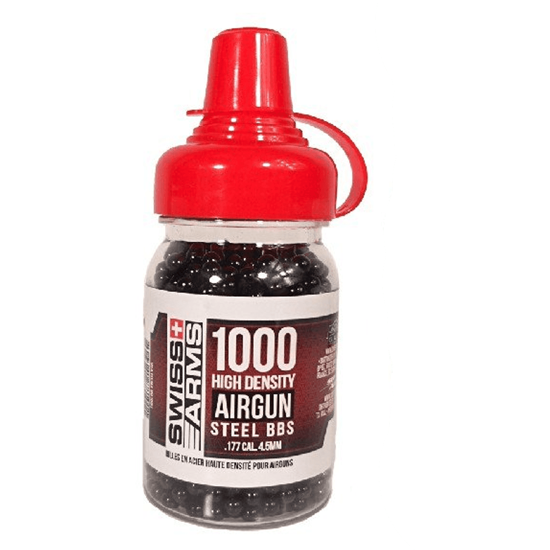 Swiss Arms 4.5mm Steel BBs | 1000 BBs – Scopes and Barrels